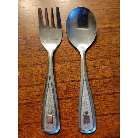 Deluxe | Other | Vintage Deluxe Stainless 8 The First Years Baby Fork ...
